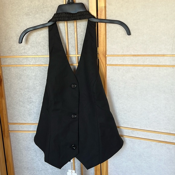 belle poque | Jackets & Coats | Belle Poque Black Waistcoat Vest New ...